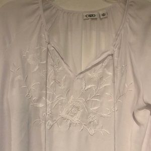 Cato | Tops | Cato Size Small White Blouse | Poshmark